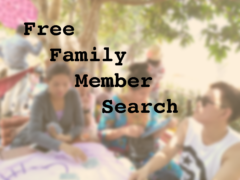 Free Family Member Search - Family Member Search - Online Family Tree